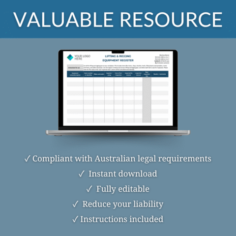Lifting & Rigging Equipment Register - Acacia Safety Consulting