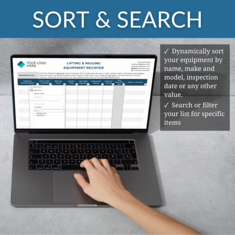 Lifting & Rigging Equipment Register - Acacia Safety Consulting